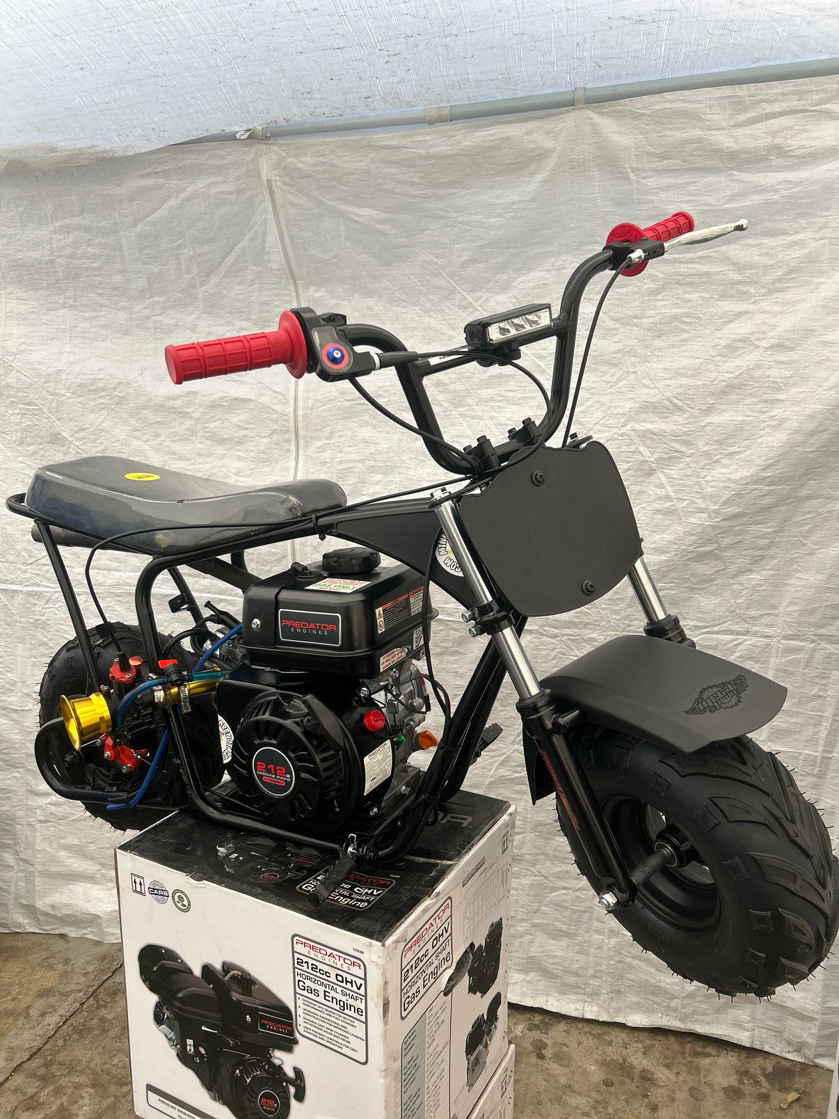 212cc MONSTER MOTO MINIBIKE (60mph) – Mini Bike Garage