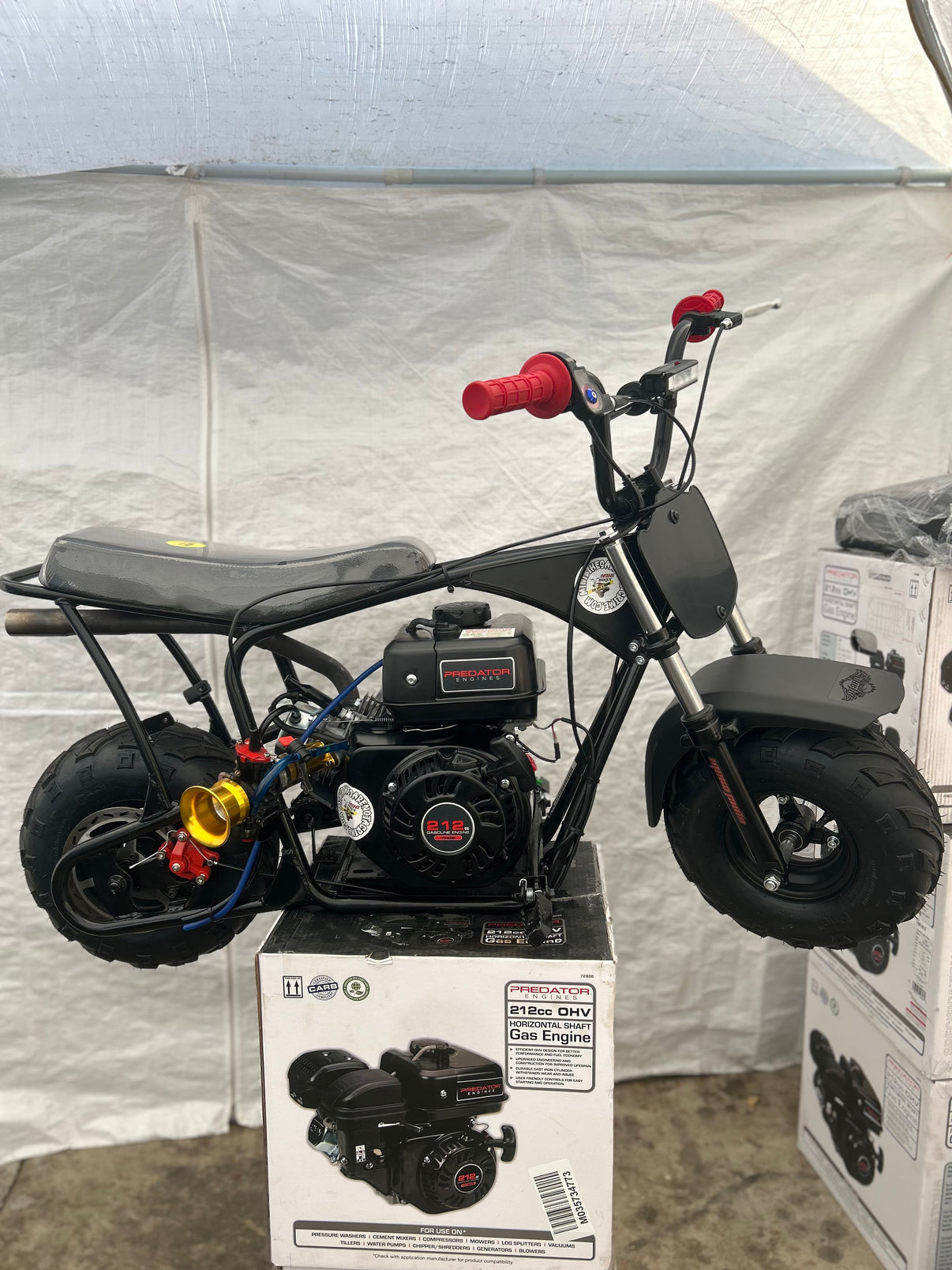 212cc MONSTER MOTO MINIBIKE (60mph) – Mini Bike Garage